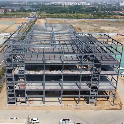 Steel Apartment Building Multi Story Prefabricated Frame Structure ...
