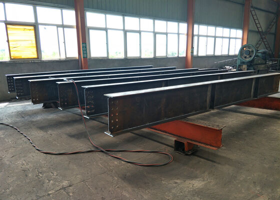 Custom Welded H Beam Structural Steel Q235B Q355B ASTM A36
