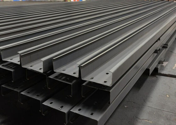 Z Shaped C Shaped Steel Roof Purlins Q235B Q355B Structural Beams