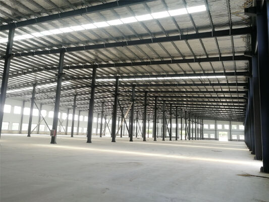Prefab Steel Structure Warehouse H-Section Beams Customizable Sizes
