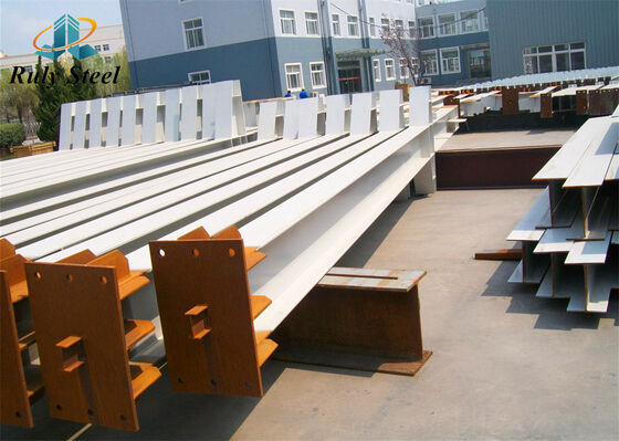 Custom Large Span Steel Workshop Prefab Structure with H-Section Beams