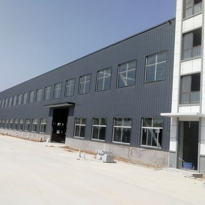 Prefab Steel Structure Warehouse with H-Section Beams and Sandwich Panels